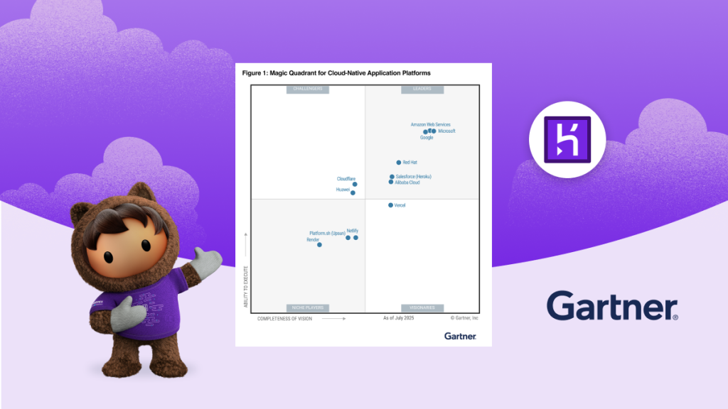Heroku Recognized In Gartnerﾂｮ Magic Quadrant邃 For Cloud Native